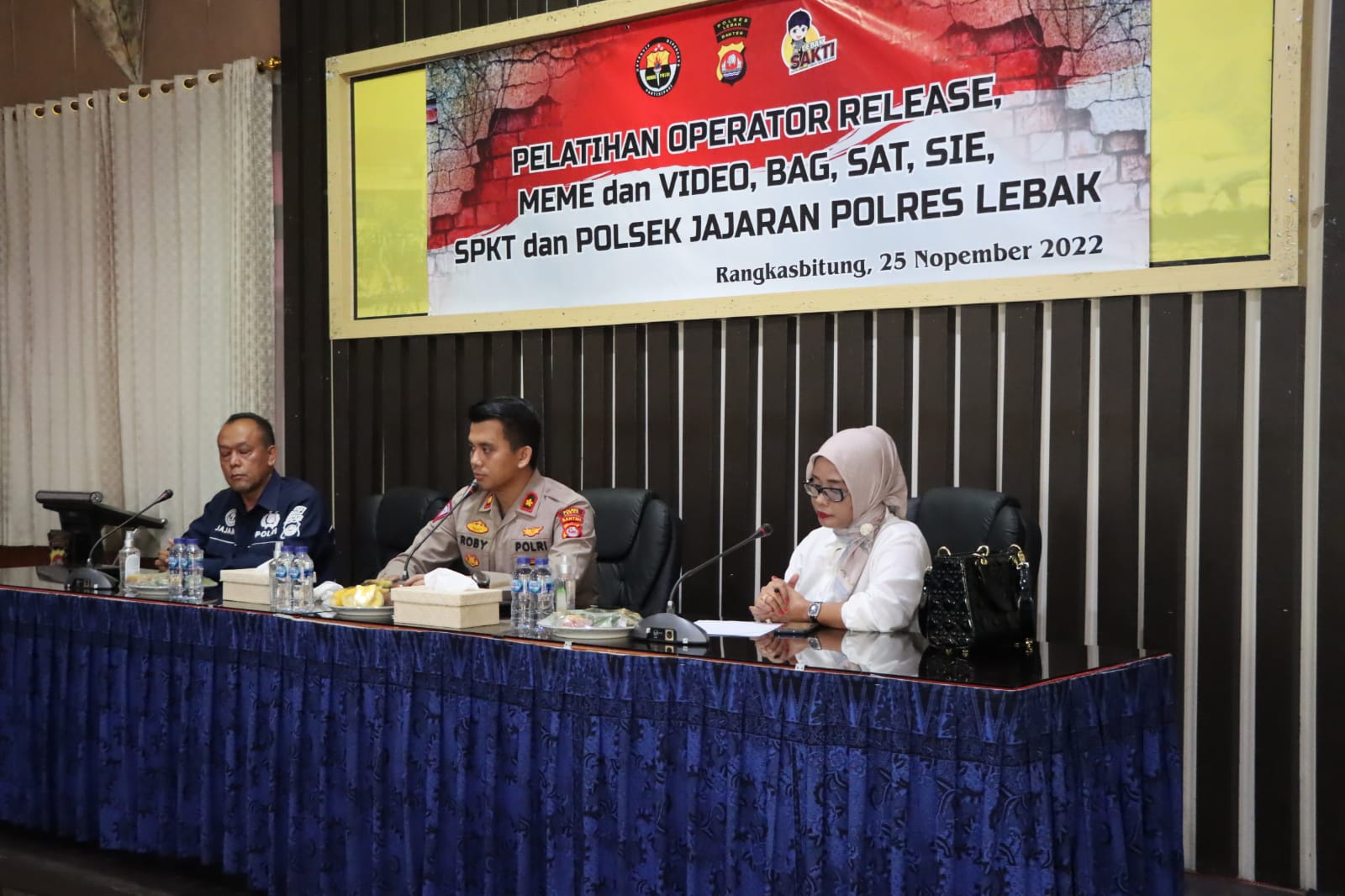 Tingkatkan Kemampuan, Polres Lebak Gelar Pelatihan Pembuatan Release ...