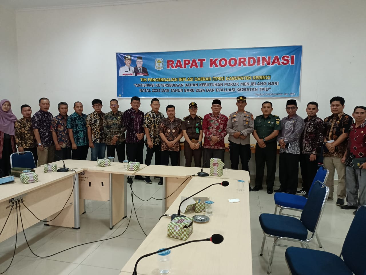 Rakor TPID Kabupaten Kerinci Berjalan Dengan Lancar Dan Memuaskan ...